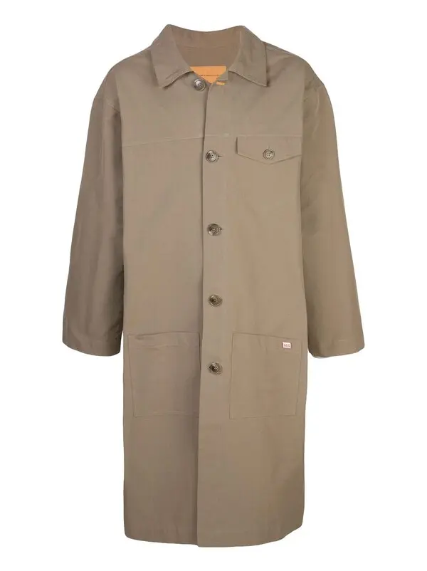 Martine Rose Mid-length Raincoat - Brown
