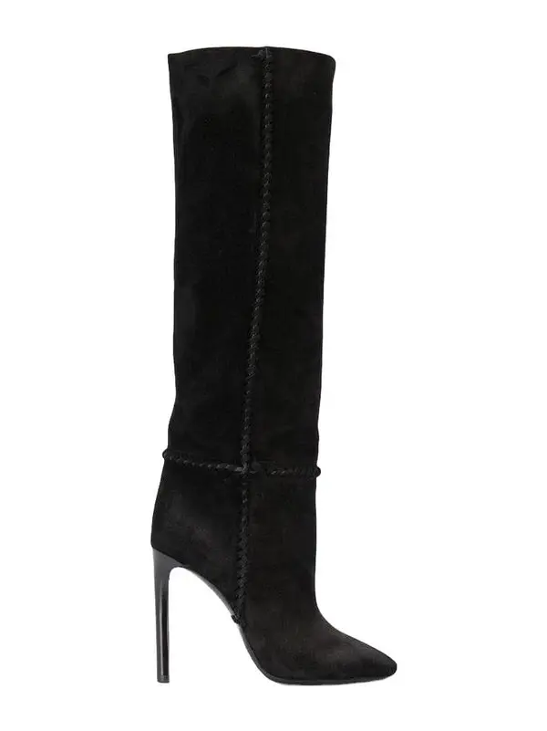 Saint Laurent Mica Knee-high Boots - Black