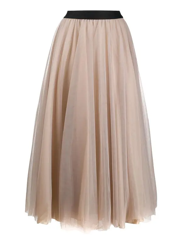 BLANCA VITA Grazia Tulle Skirt - Pink