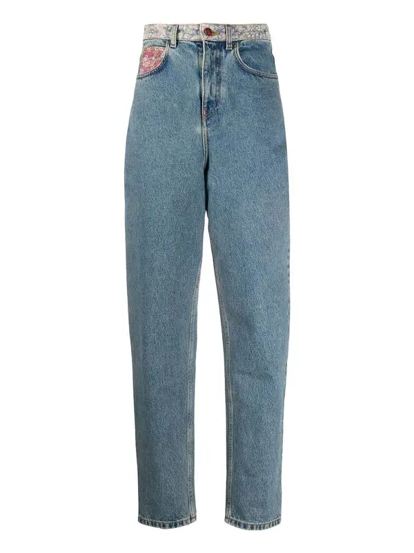 Philosophy Di Lorenzo Serafini High-waisted Mom Jeans - Blue