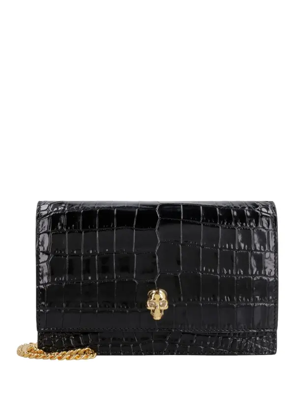 Alexander McQueen Skull Crossbody Bag - Black
