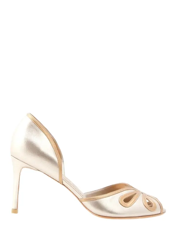 STUDIO CHOFAKIAN Dancing House 75mm Pumps - Metallic