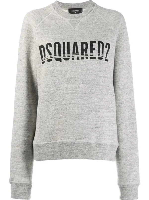 Dsquared2 Logo Print Sweatshirt - Grey