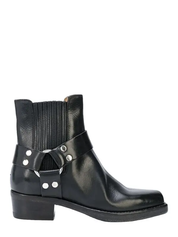 RE/DONE Calvary Ankle Boots - Black