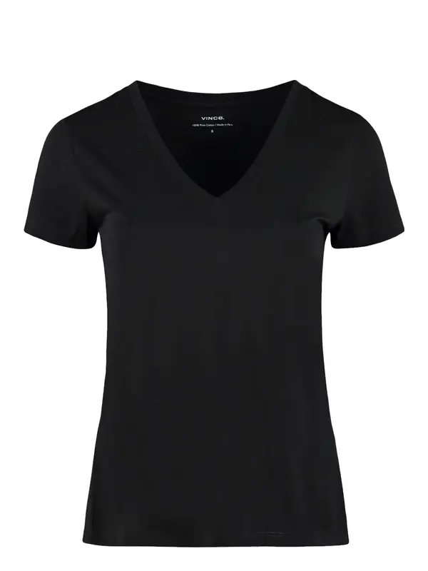 Vince V-neck T-shirt - Black