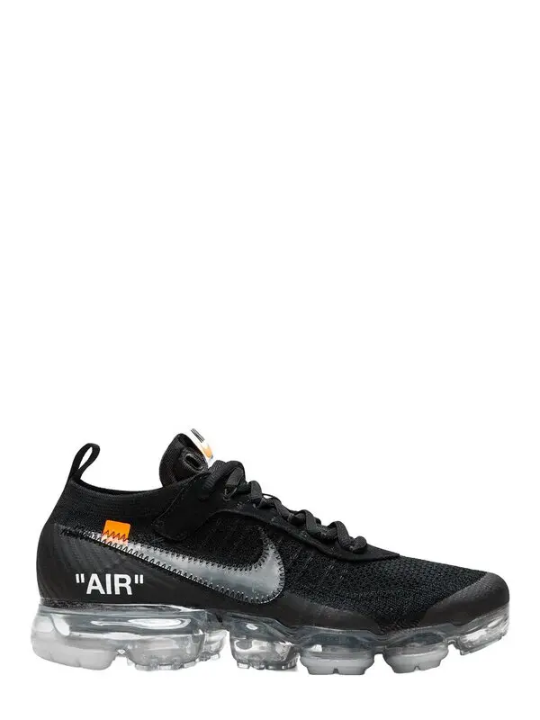 Nike X Off White Vapormax Flyknit Sneakers - Black