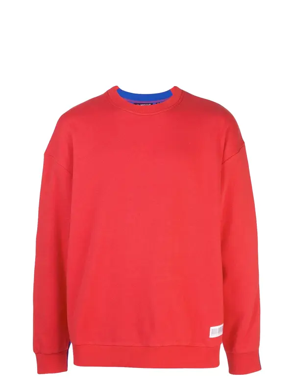 MOSTLY HEARD RARELY SEEN Fanatic Crew Neck Sweatshirt - Red