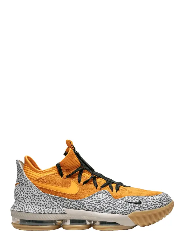 Nike X Atmos Lebron Xvi Low Ac Safari Sneakers - Orange