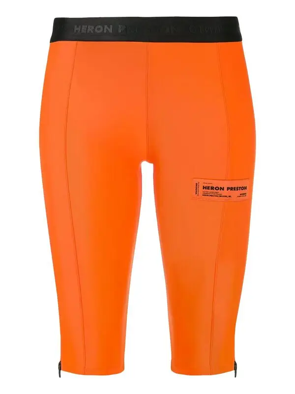 Heron Preston Cycling Shorts - Orange