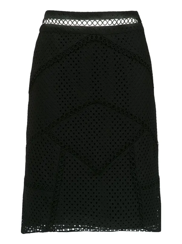 OLYMPIAH Fellari Panelled Skirt - Black