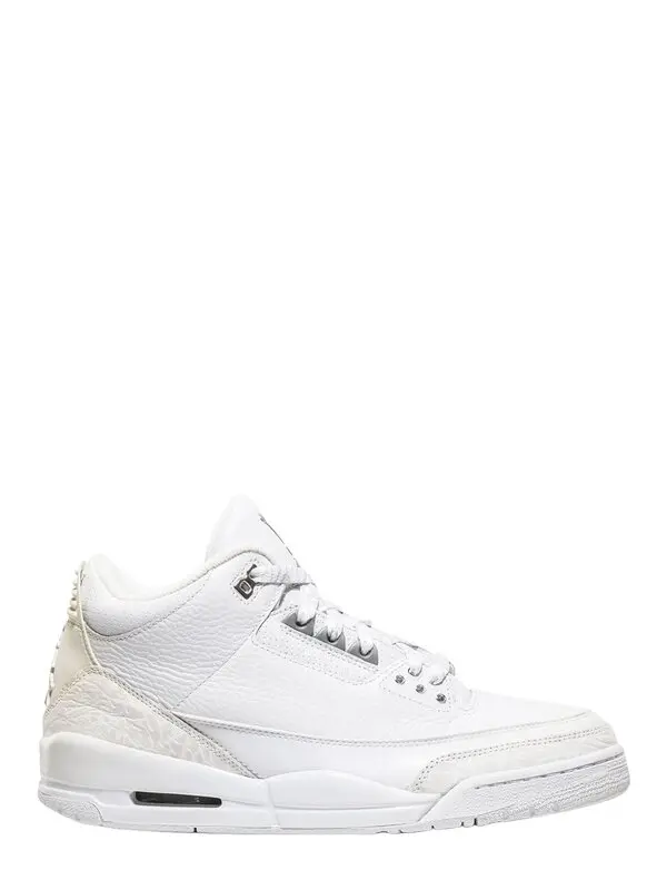 JORDAN Air 3 Retro Pure Money Sneakers - White