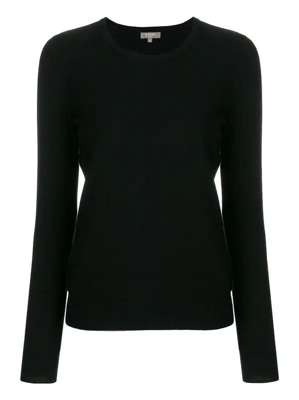 N.peal Cashmere Round Neck Jumper - Black