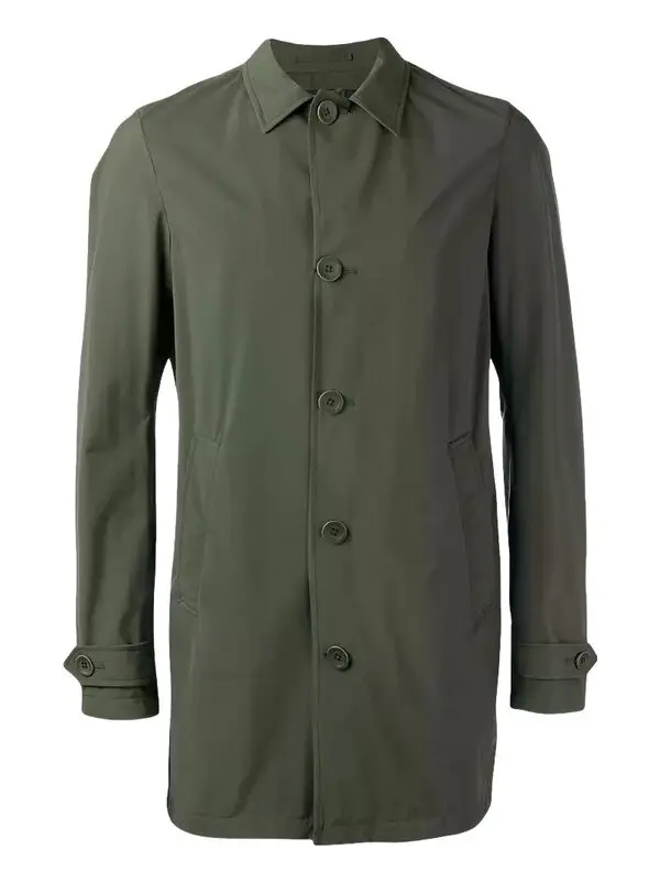 Herno Buttoned Short Coat - Green
