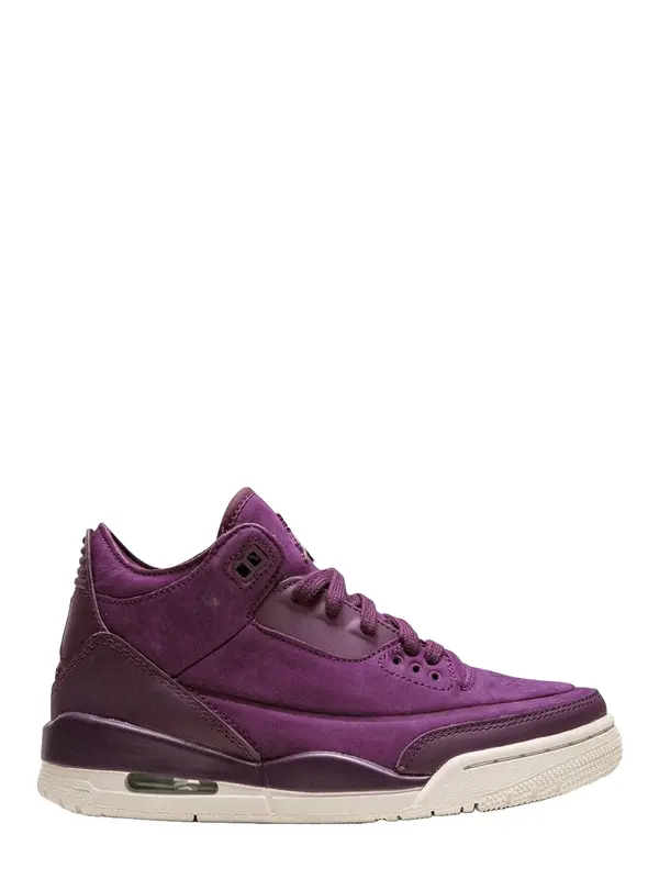 JORDAN 3 Retro Bordeaux Sneakers - Purple