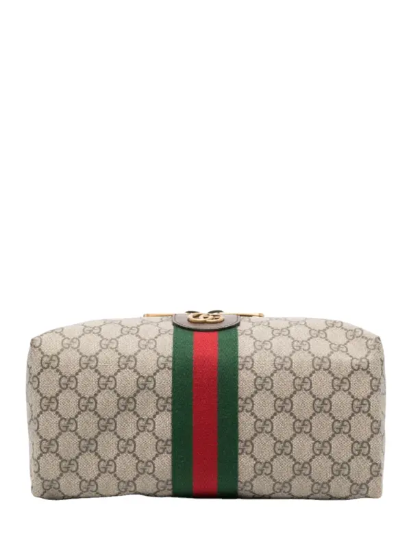 Gucci Ophidia Gg Wash Bag - Neutrals