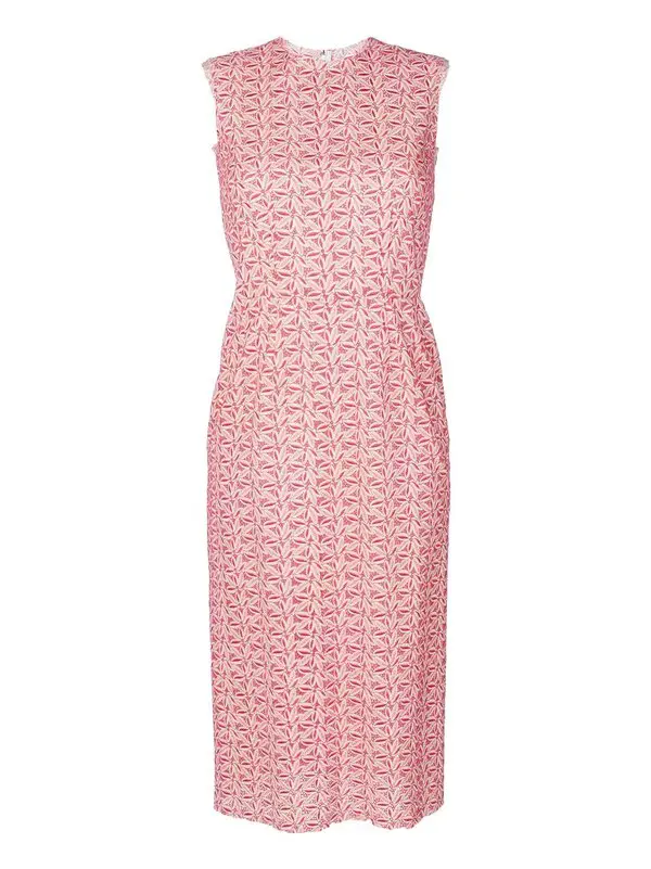 Comme Des Garçons Lace Sleeveless Dress - Pink