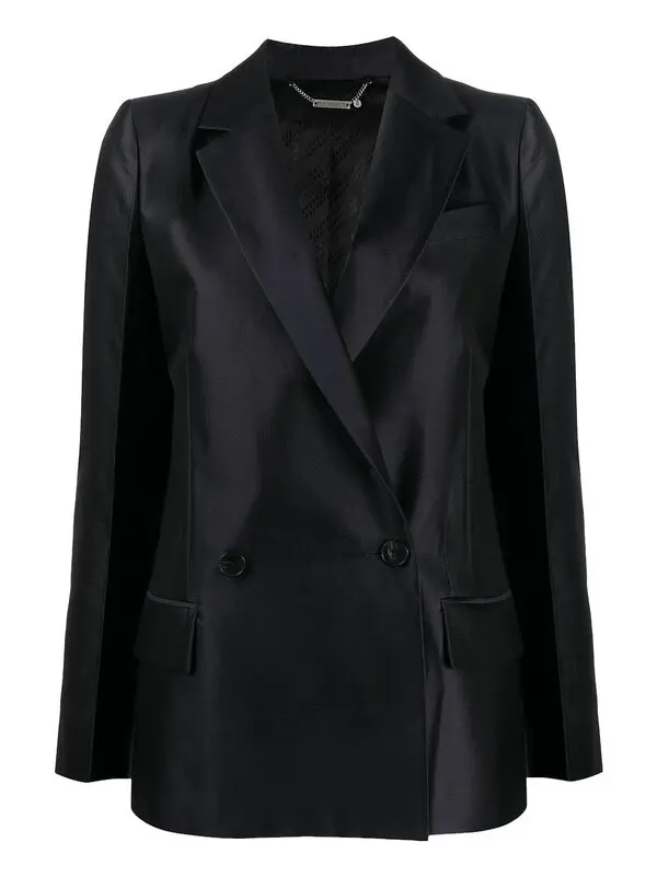 Givenchy Double-breasted Plain Blazer - Blue