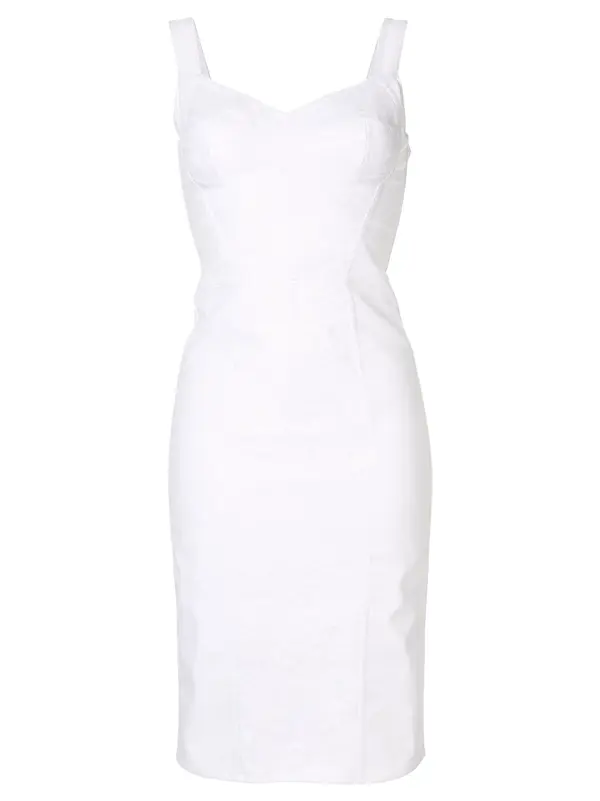 Dolce & Gabbana Corset Bustier Dress - White