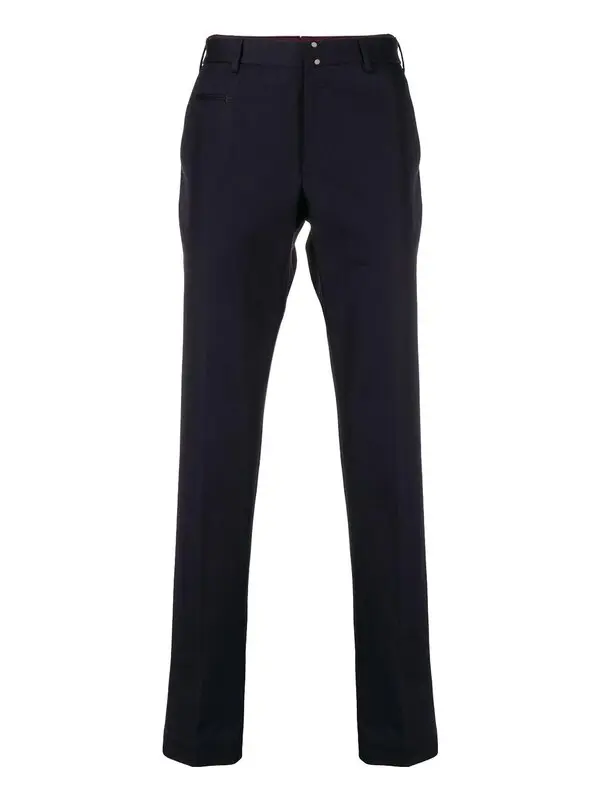 Incotex Straight-leg Chino Trousers - Blue