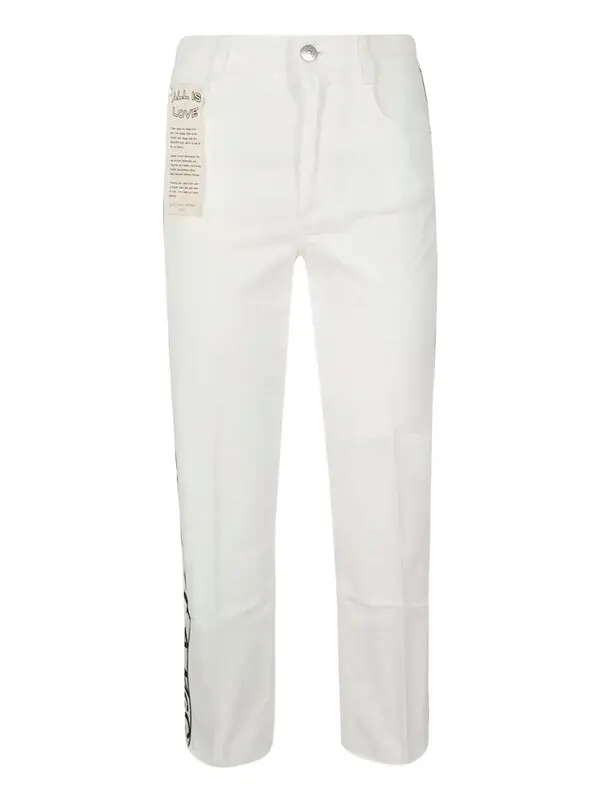 Stella McCartney Cropped Jeans - White