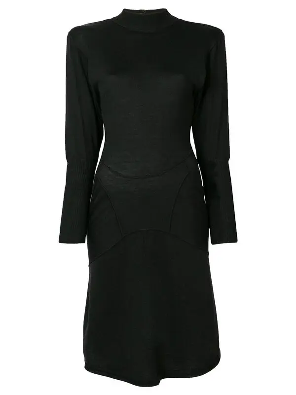 Alaïa Fitted Short Dress - Black