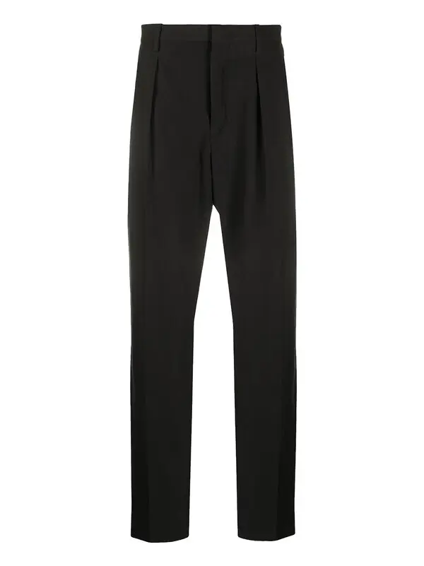Valentino Garavani Pleated Detail Trousers - Black