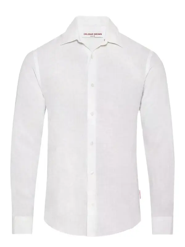 Orlebar Brown Giles Linen Shirt - White