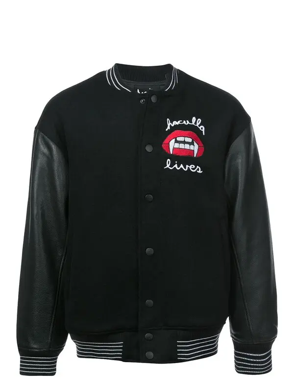 HACULLA. Lost Breed Patch Bomber Jacket - Black