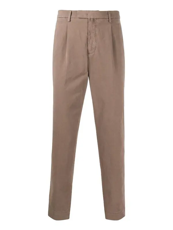 DELL'OGLIO Tailored Trousers - Brown