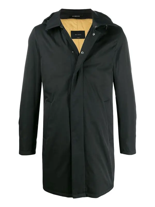 DELL'OGLIO Marvin Hooded Coat - Black