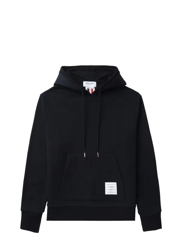 Thom Browne Rwb Stripe Loopback Hoodie - Blue