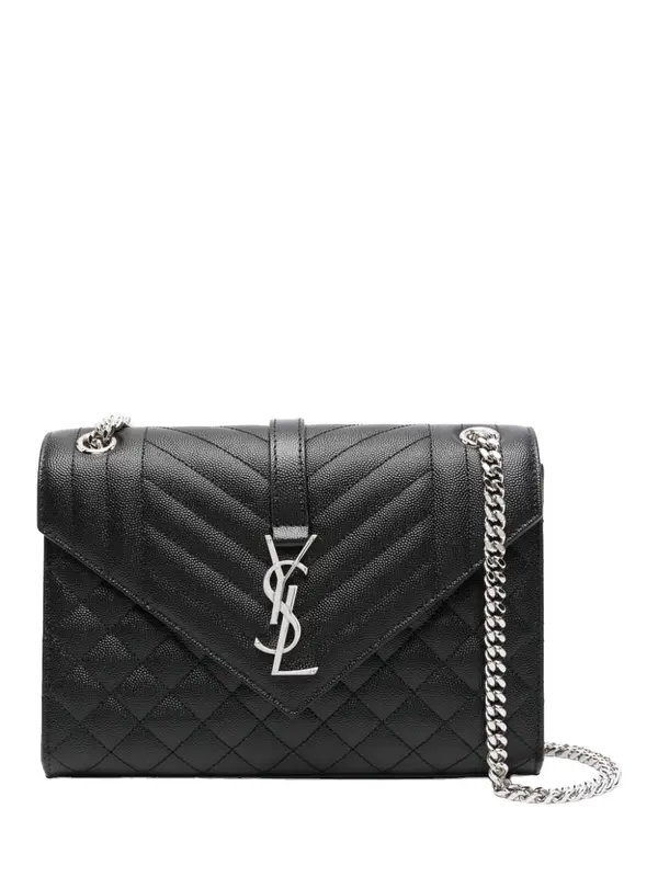 Saint Laurent Medium Envelope Shoulder Bag - Black