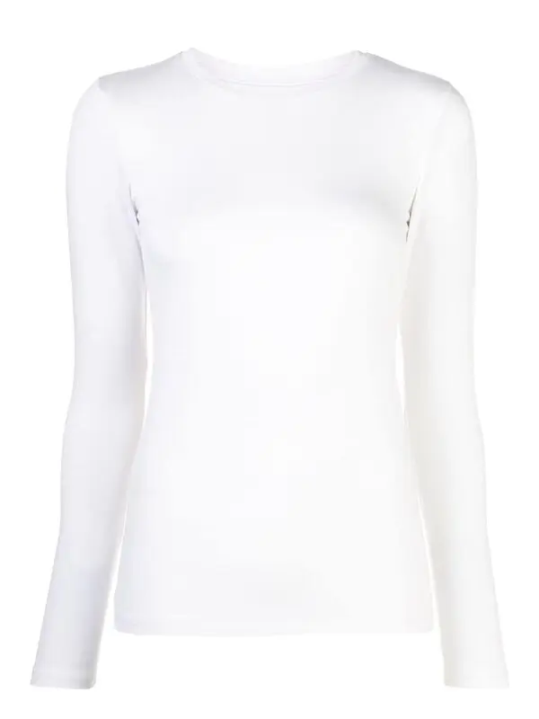 L'Agence Tess Long-sleeved T-shirt - White