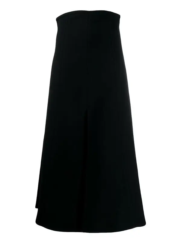 ELLERY Super High Waisted A-line Skirt - Black