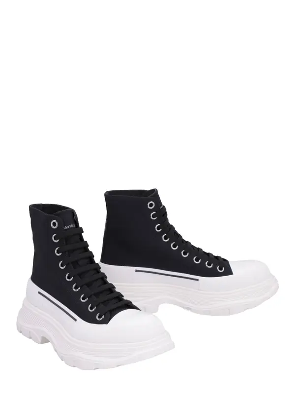 Alexander McQueen Tread Slick Sneakers - Black