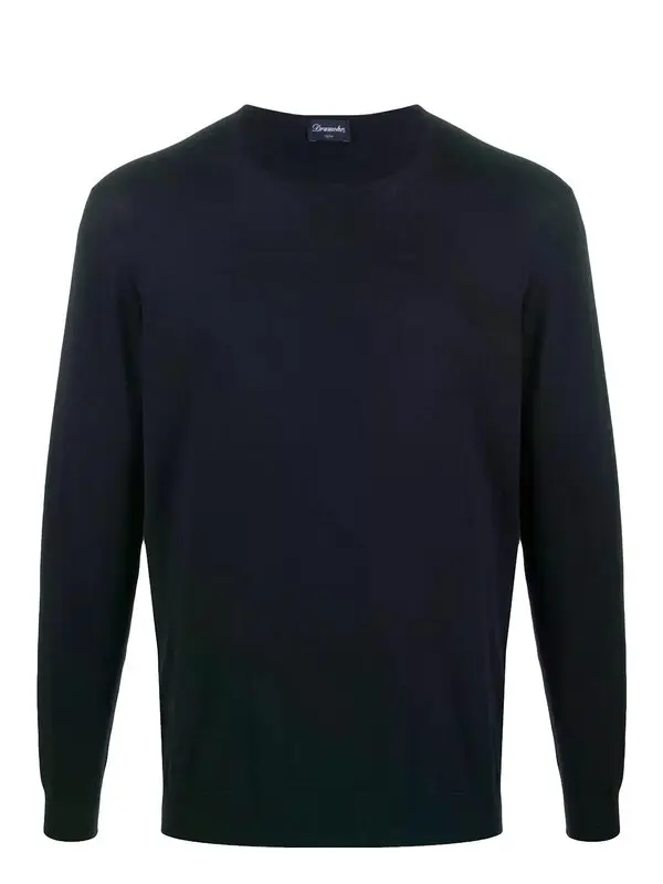 DRUMOHR Ribbed-trim Sweater - Blue