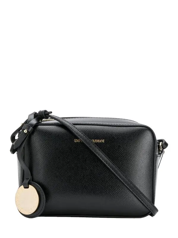 Emporio Armani Textured Camera Bag - Black