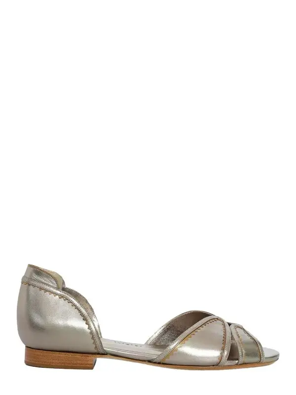 STUDIO CHOFAKIAN Floral Sandals - Grey