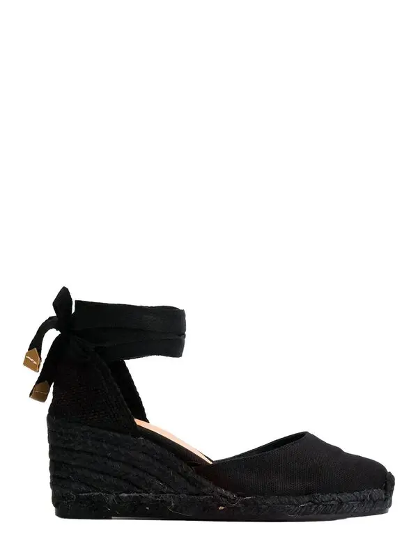 CastaÑer Heeled Espadrilles - Black