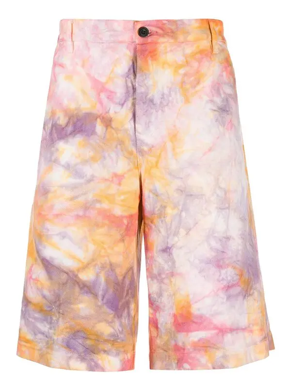 Aries Tie-dye Chino Shorts - Pink