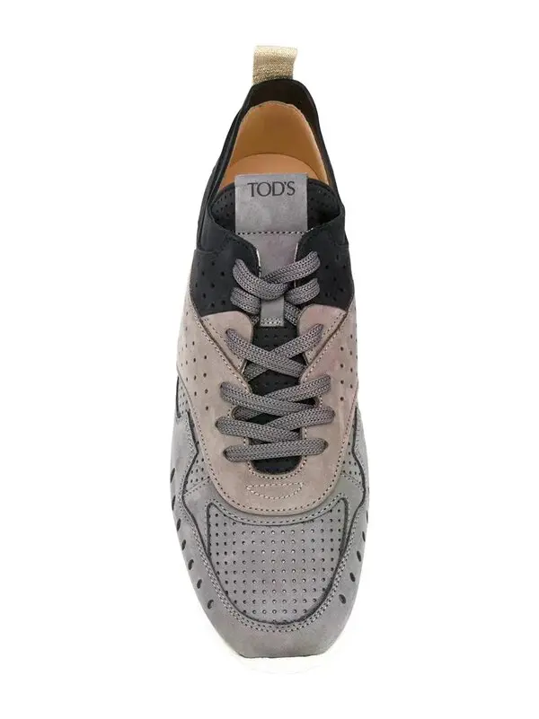 TOD'S Paneled Low-top Sneakers - Grey