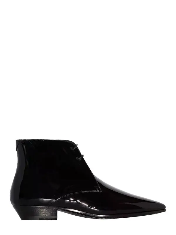Saint Laurent Jonas 25mm Ankle Boots - Black