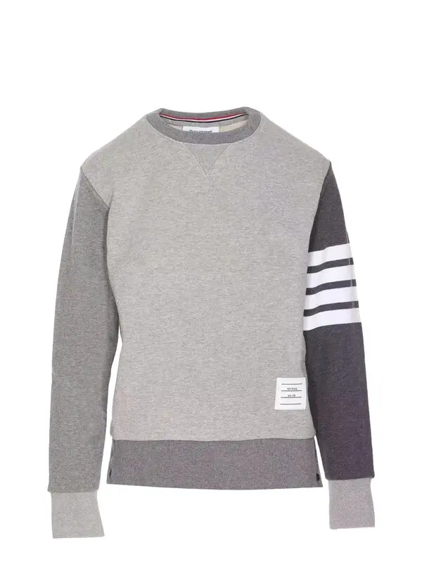 Thom Browne Cotton Sweatshirt - Grey
