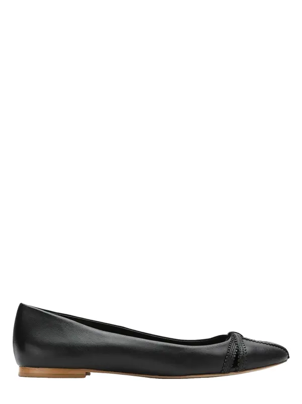 STUDIO CHOFAKIAN Leather Ballerinas - Black