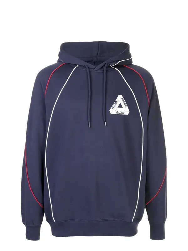 PALACE Sidewinder Logo-print Hoodie - Blue