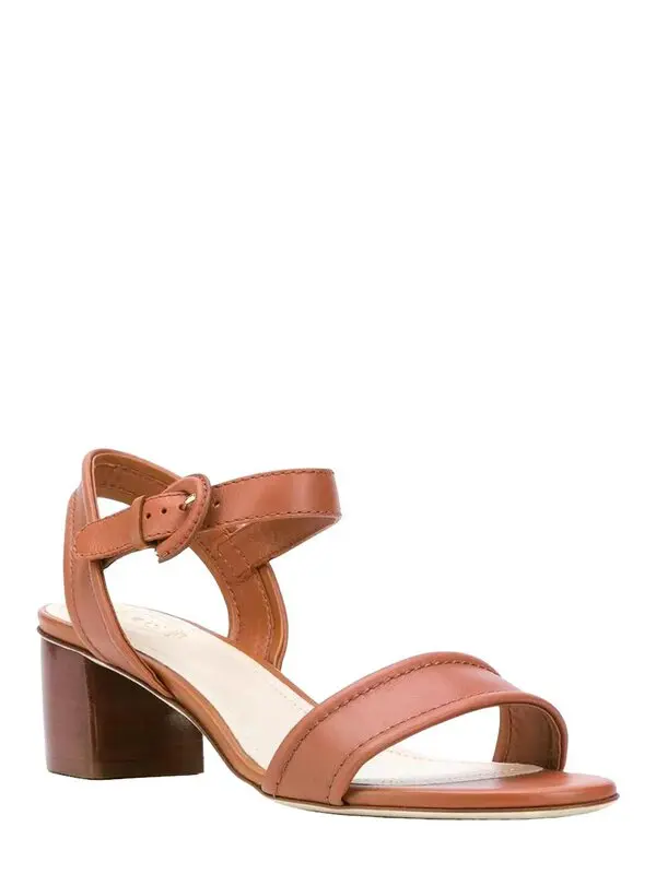 TOD'S Buckled Leather Sandals - Brown