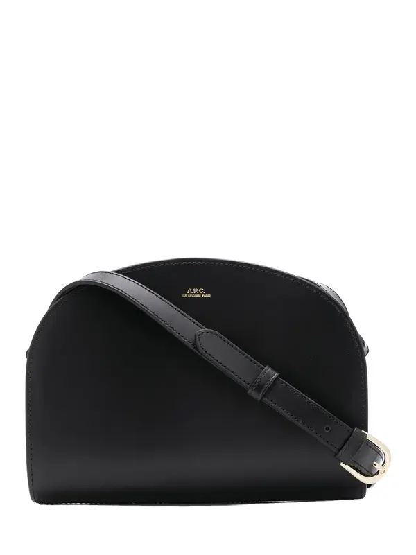 A.p.c. Demi Lune Cross Body Bag - Black