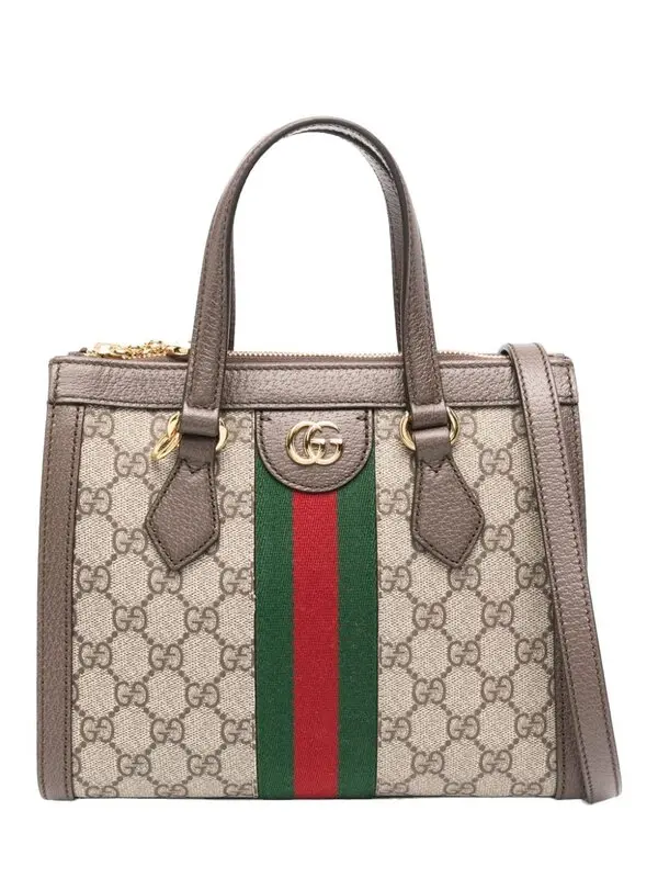 Gucci Ophidia Canvas Tote Bag - Neutrals