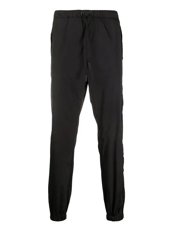 COUNTY OF MILAN Cross Tapered Track Pants - Black