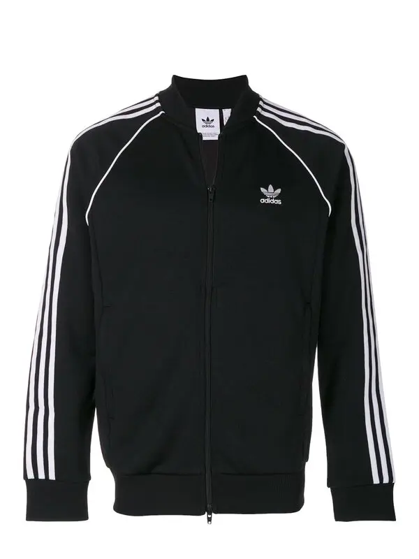Adidas Zip Front Track Jacket - Black